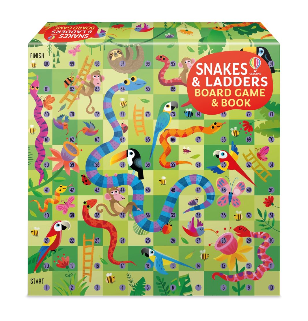 Usborne Snakes and Ladders Board Game| Dreampiece Educational Store