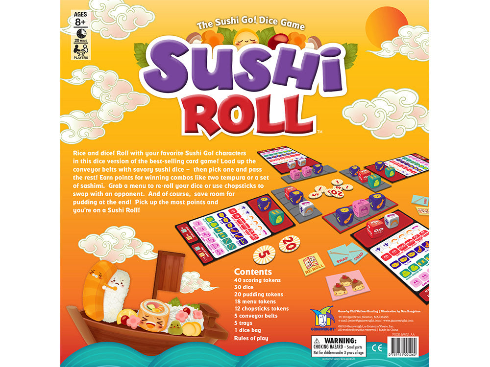 Gamewright - Sushi Roll Sushi Go Dice Game| Dreampiece Educational Store