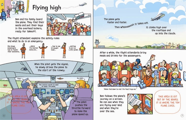 Usborne Wind-up Plane Book| Dreampiece Educational Store