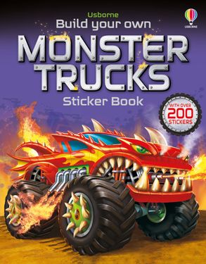 Usborne Build Your Own Monster Trucks Sticker Book| Dreampiece ...