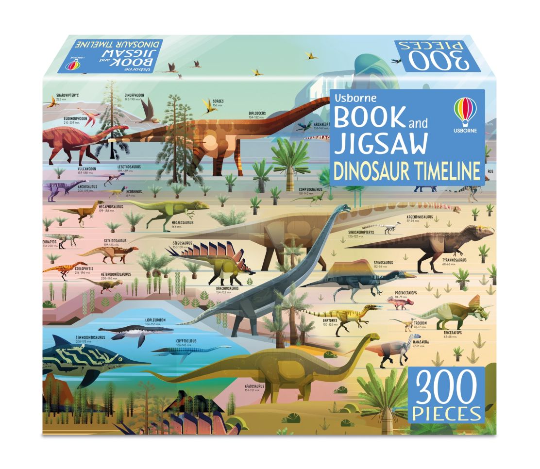 Usborne Book and Jigsaw - Dinosaur Timeline| Dreampiece Educational Store