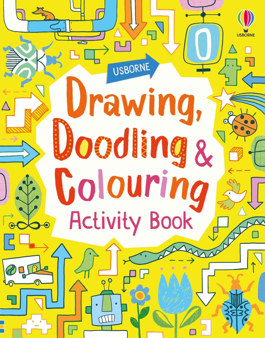 Usborne Drawing, Doodling and Colouring Activity Book| Dreampiece ...