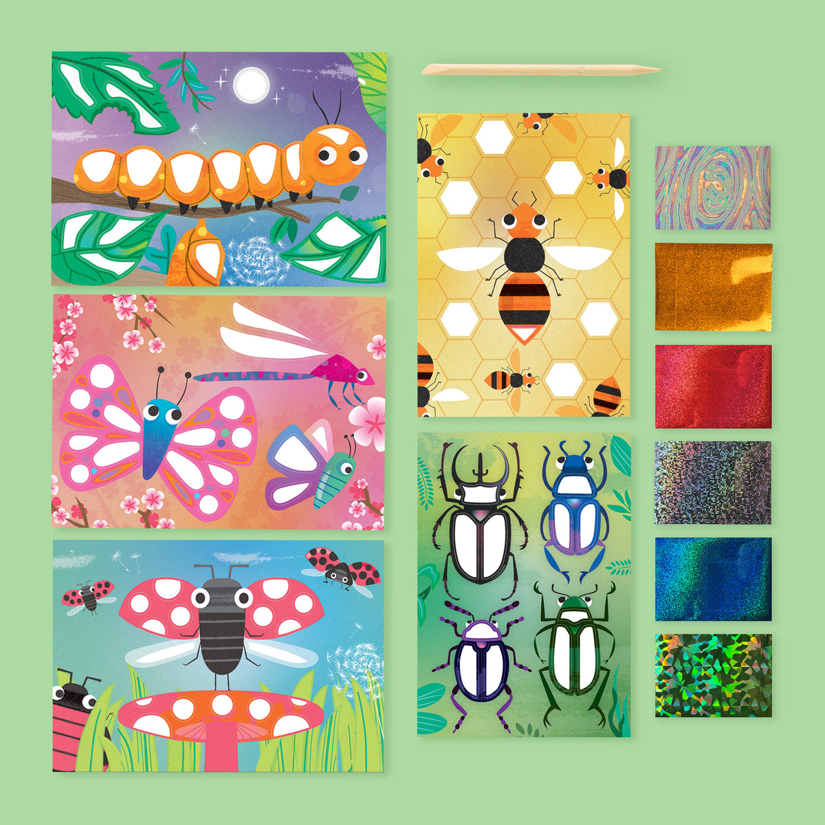 Tiger Tribe Foil Art - Bug World| Dreampiece Educational Store