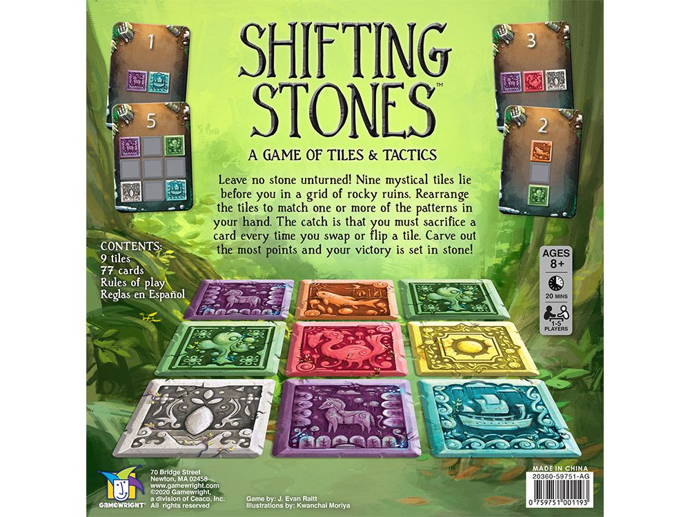 Gamewright - Shifting Stones Tiles & Tactic| Dreampiece Educational Store