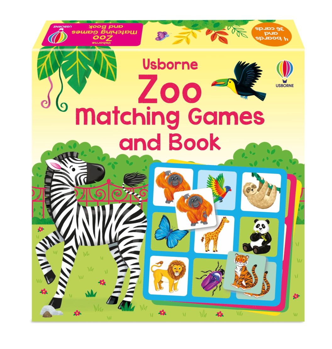 Usborne Zoo Matching Games and Book| Dreampiece Educational Store